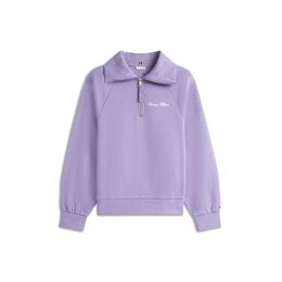 Tommy Hilfiger Curve Sweatshirt Damen Gr&ouml;&szlig;e 5XL lavendel / wei&szlig;