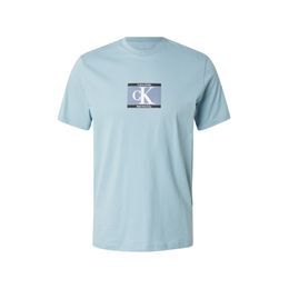 Calvin Klein T-Shirt Herren Gr&ouml;&szlig;e XXL blau / hellblau / schwarz / wei&szlig;
