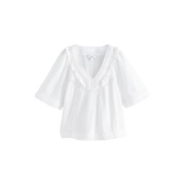 next Bluse Damen Gr&ouml;&szlig;e 5XL wei&szlig;