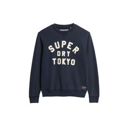 Superdry & Co Sweatshirt 'VINTAGE ATHLETIC' Herren Gr&ouml;&szlig;e S dunkelgr&uuml;n / wei&szlig;