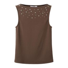 Mango Top 'HEX' Damen Gr&ouml;&szlig;e XL braun