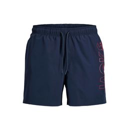 Jack & Jones Plus Jack & Jones Plus Badeshorts 'JPSTMAUI' Herren Gr&ouml;&szlig;e XXL navy / dunkelrot