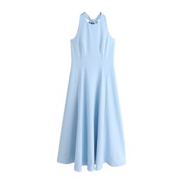 next Kleid Damen Gr&ouml;&szlig;e 46 hellblau Winterkleid