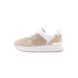 Michael Michael Kors Sneaker 'RAINA' Damen Gr&ouml;&szlig;e 40 beige / gold / wei&szlig;