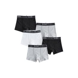 Baker By Ted Baker Boxershorts Jungen Gr&ouml;&szlig;e 152 grau / schwarz / wei&szlig;