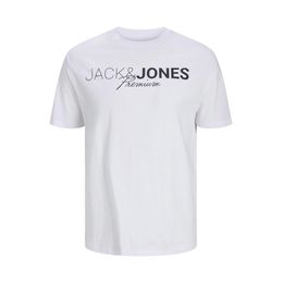 Jack & Jones Plus Jack & Jones Plus T-Shirt 'JPRBLANEO' Herren Gr&ouml;&szlig;e 5XL schwarz / wei&szlig;