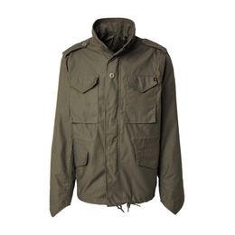 Alpha Industries Jacke 'Studio M-65' Herren Gr&ouml;&szlig;e XL oliv / wei&szlig;