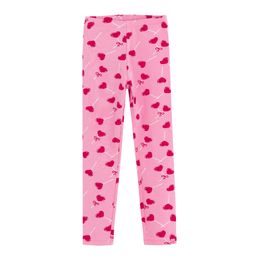 Cool Club Leggings M&auml;dchen Gr&ouml;&szlig;e 116 pink / kirschrot / wei&szlig;