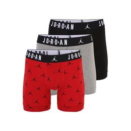 Jordan Boxershorts Herren Gr&ouml;&szlig;e L graumeliert / feuerrot / schwarz / wei&szlig;