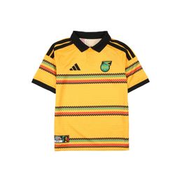 adidas Performance Performance Shirt 'JFF H JSY' boy size 164 Yellow / Green / Black