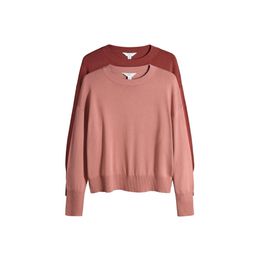 The Set Pullover Damen Gr&ouml;&szlig;e XL rosa / rostrot