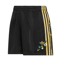 adidas originals Shorts 'adidas originals x Liberty London Firebird' Damen Gr&ouml;&szlig;e 36 gold / gr&uuml;n / schwarz