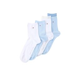 Tommy Hilfiger Underwear Socken Damen Gr&ouml;&szlig;e 39/42 hellblau / wei&szlig;