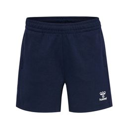 Hummel Sportshorts 'TRAVEL' Damen Gr&ouml;&szlig;e XXL dunkelblau / wei&szlig;