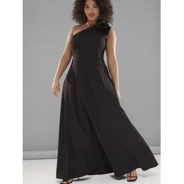 Trendyol Curve Kleid Damen Gr&ouml;&szlig;e 50 schwarz Winterkleid