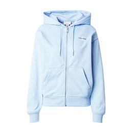 Calvin Klein Jeans Sweatjacke Damen Gr&ouml;&szlig;e XL blau / hellblau / wei&szlig;