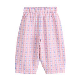 next Pants kids size 122 Royal blue / Rose / White