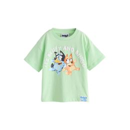next T-Shirt 'Bluey' Jungen Gr&ouml;&szlig;e 110 hellblau / dunkelblau / hellgr&uuml;n / orange