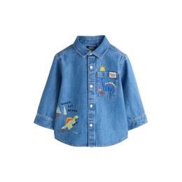 next Hemd Jungen Gr&ouml;&szlig;e 86 blue denim / gelb / mint / orange