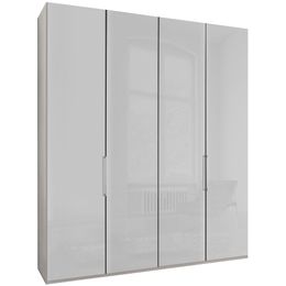 Kleiderschrank Wiemann, B:197,3cm H:216cm T:58cm, wei&szlig;, Floatglas, Holzwerkstoff, Schlafzimmer, Schr&auml;nke, "Monaco, Made in Germany, edle Glasfront,