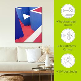 Wandbild Artland, B:60cm H:80cm, bunt, Leinwand, Wohnzimmer, Bilder, "staircase", als Alubild, Leinwandbild, Poster, Wandaufkleber in verschied.