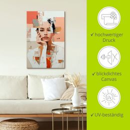 Wandbild Artland, B:60cm H:90cmfarbe bild(er): naturfarben, Leinwand, Wohnzimmer, Bilder, "Blick im Fragment", als Alubild, Leinwandbild, Poster,