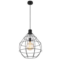 Globo LIGHTING H&auml;ngeleuchte "EDWIN", 1 Stk.schwarz, Wohnzimmer, Leuchten, H&auml;ngelampe/Pendelleuchte/Esszimmer/Wohnzimmer/Esstisch