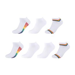 Camano Herren Sneakersocken "ca-soft", Gr. 43rainbow, Baumwollmischung, Socken, mit weichem Komfortbund ohne dr&uuml;ckende N&auml;hte