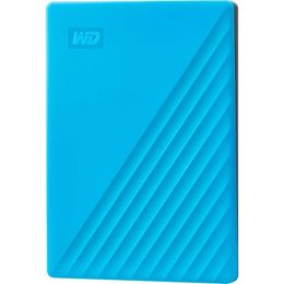 Western Digital WD externe HDD-Festplatte "My Passport", 4 TB, blau, Festplatten