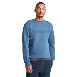 Timberland Herren Sweatshirt, blau, Gr. S, unifarben, Sweatware, Obermaterial: 78% Baumwolle, 22% Polyester, Sweatshirts
