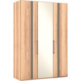 Kleiderschrank Musterring, B:150cm H:217cm, braun, Schlafzimmer, Schr&auml;nke, "Sorrent, Kleiderschrank, Schrank, teilmassiv Eiche", T&uuml;ren Eiche massiv