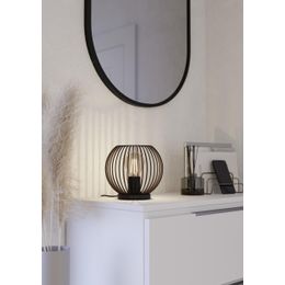 Eglo Tischleuchte "ALMANZORA Tischlampe - Stahl - E27 - 1X60W - IP20", 1, &Oslash; 20cm H: 18,5cm, 1 Stk., schwarz, Wohnzimmer, Leuchten, Nachttischlampe,