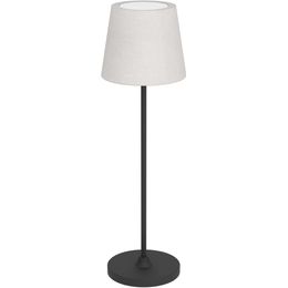 Eglo Tischleuchte "LEONERO Tischlampe - Stahl - LED - 3,8W - IP20", 1, &Oslash; 11cm H: 34cm, 1 Stk.schwarz, Wohnzimmer, Leuchten, Akku Tischleuchte,