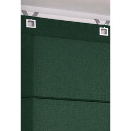 Raffrollo Kutti, B:60cm H:140cm, gr&uuml;n, Raffrollos, "Duck in 6 Farben", modernes &Ouml;sen-Design, 100% Baumwolle, blickdicht