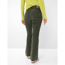 Brax Damen 5-Pocket-Hose "Style SHAKIRA"dunkelgr&uuml;n, Gr. 42, Web, 98% Baumwolle, 2% Elasthan, Hosen