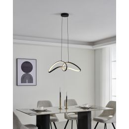 Eglo H&auml;ngeleuchte "CALAROSSA-Z Pendellampe - Alu, Stahl - LED - 22W - IP20", 1, H: 110cm, 1 Stk., schwarz, Wohnzimmer, Leuchten, H&auml;ngelampe,