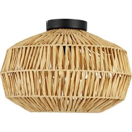 Eglo LED Deckenleuchte "SHELDON Deckenlampe - Stahl - E27 - 1X40W - IP20", 1, &Oslash; 38cm H: 26,5cm, 1 Stk., beige, Wohnzimmer, Leuchten, Wohzimmerlampe,
