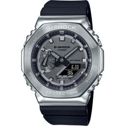 Casio G-SHOCK Damen Chronograph, schwarz, Armbanduhren, Quarzuhr,Armbanduhr,Herrenuhr,digital, bis 20 bar wasserd.Resinarmband