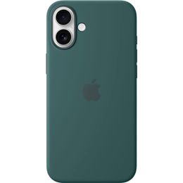 Apple Smartphone-H&uuml;lle "iPhone 16 Plus Silikon Case mit MagSafe", Apple iPhone 16 Plus, gr&uuml;n, H&uuml;llen