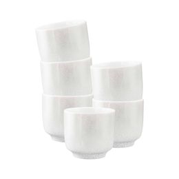 Seltmann Weiden Tasse "Cappuccinotassen ohne Henkel Sento Home 300 ml 6er Set", 6 tlg., wei&szlig;, Trinkgef&auml;&szlig;e