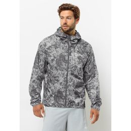 Jack Wolfskin Herren Funktionsjacke "PRELIGHT WIND JKT M", grau, Gr. M, OBERSTOFF: 100% POLYESTER, Jacken