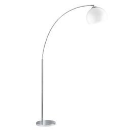 Bogenlampe "Brasilia", 1, &Oslash; 25cm H: 180cm, silber, REALITY LEUCHTEN, Wohnzimmer, Leuchten
