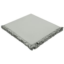 Tagesdecke OTTO HOME, B:140cm L:210cmhellgrau, Baumwolle, Tagesdecken, "Violetta, leichter &Uuml;berwurf mit R&uuml;schen, ohne F&uuml;llung", mit Volants, 100%