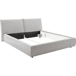 Polsterbett Home Affaire, B:172cm H:100cm L:230cm, grau, 88% Polyester / 12% Polyacryl, Betten, "Priora in 4 Breiten bis 200cm", auch in NaturLEDER,