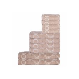 JOOP! Handtuch JOOP, B:50cm, beige, Obermaterial: 100% Baumwolle CO., Handt&uuml;cher, "Handtuch 10er Pack"