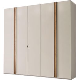Kleiderschrank Wiemann, B:246,3cm H:236cm T:58cm, beige, Holzwerkstoff, Schlafzimmer, Schr&auml;nke, "Lagos", inkl. T&uuml;rend&auml;mpfung