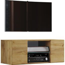 Wohnzimmertisch Vcm, braun, Sideboards, "Holz TV Wand H&auml;nge Lowboard Fernsehschrank Jusa 95"