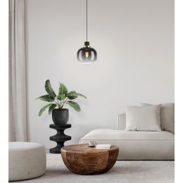 Eglo H&auml;ngeleuchte "OILELLA Pendellampe - Stahl - E27 - 1X40W - IP20", 1, &Oslash; 19cm H: 110cm, 1 Stk.schwarz, messing, Wohnzimmer, Leuchten, H&auml;ngelampe,