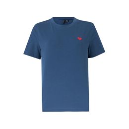 VERO MODA Shirt 'VMPaulina' female size XS Ultramarine blue / Cherry red