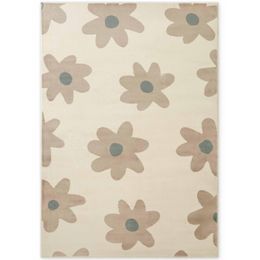 Kinderteppich Hanse Home, B:120cm H:10mm L:170cmcreme multifarben, Polypropylen, Teppiche, "Bloomy", Pflegeleicht, Weich, Kinderzimmer, Spielteppich,